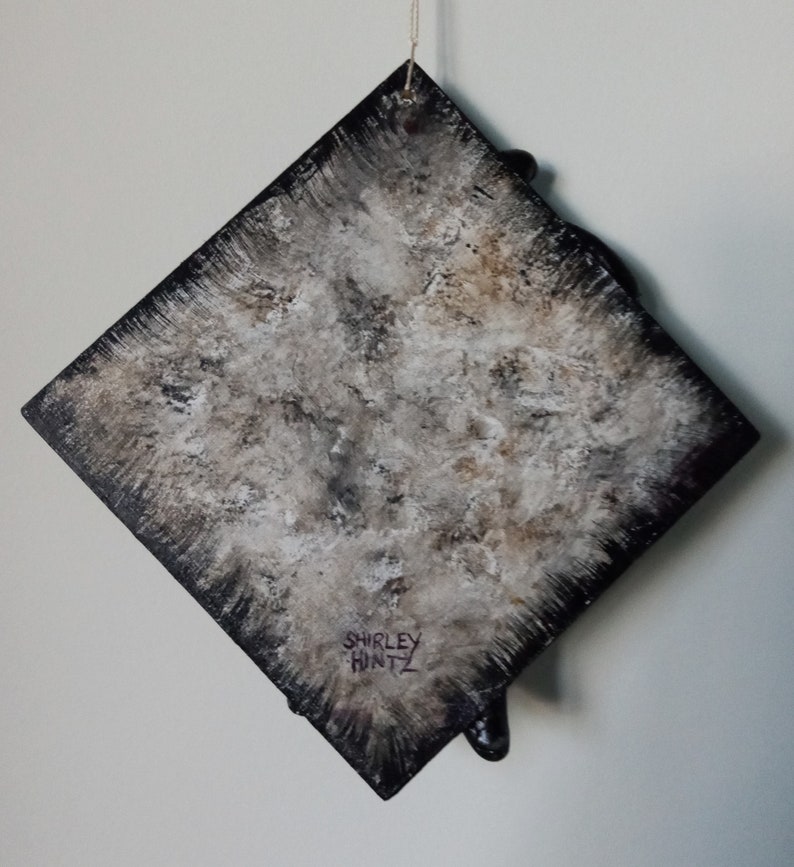 Medusa Turned to Stone With Glowing Eyes Handmade Tile Polymer Clay ...