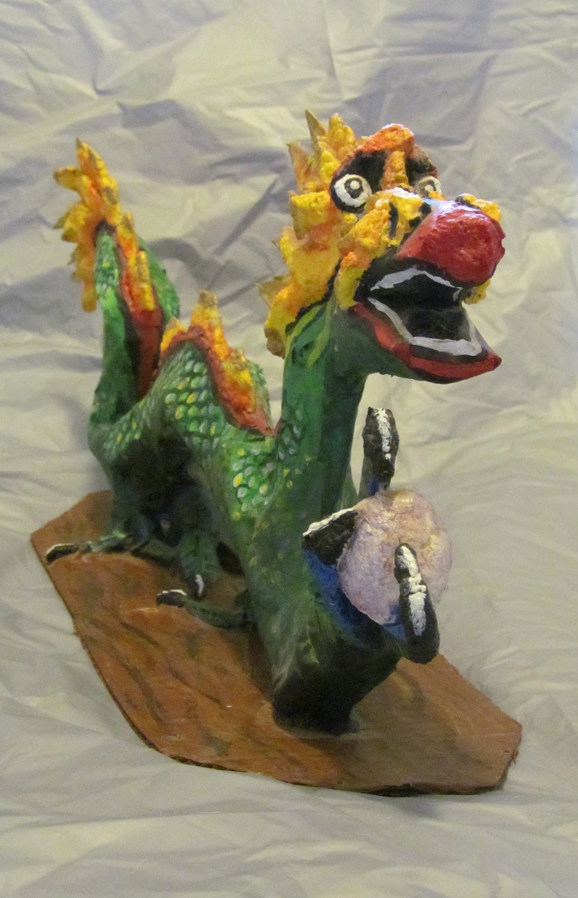 How to Make a 3D Papier Mache Dragon - Etsy