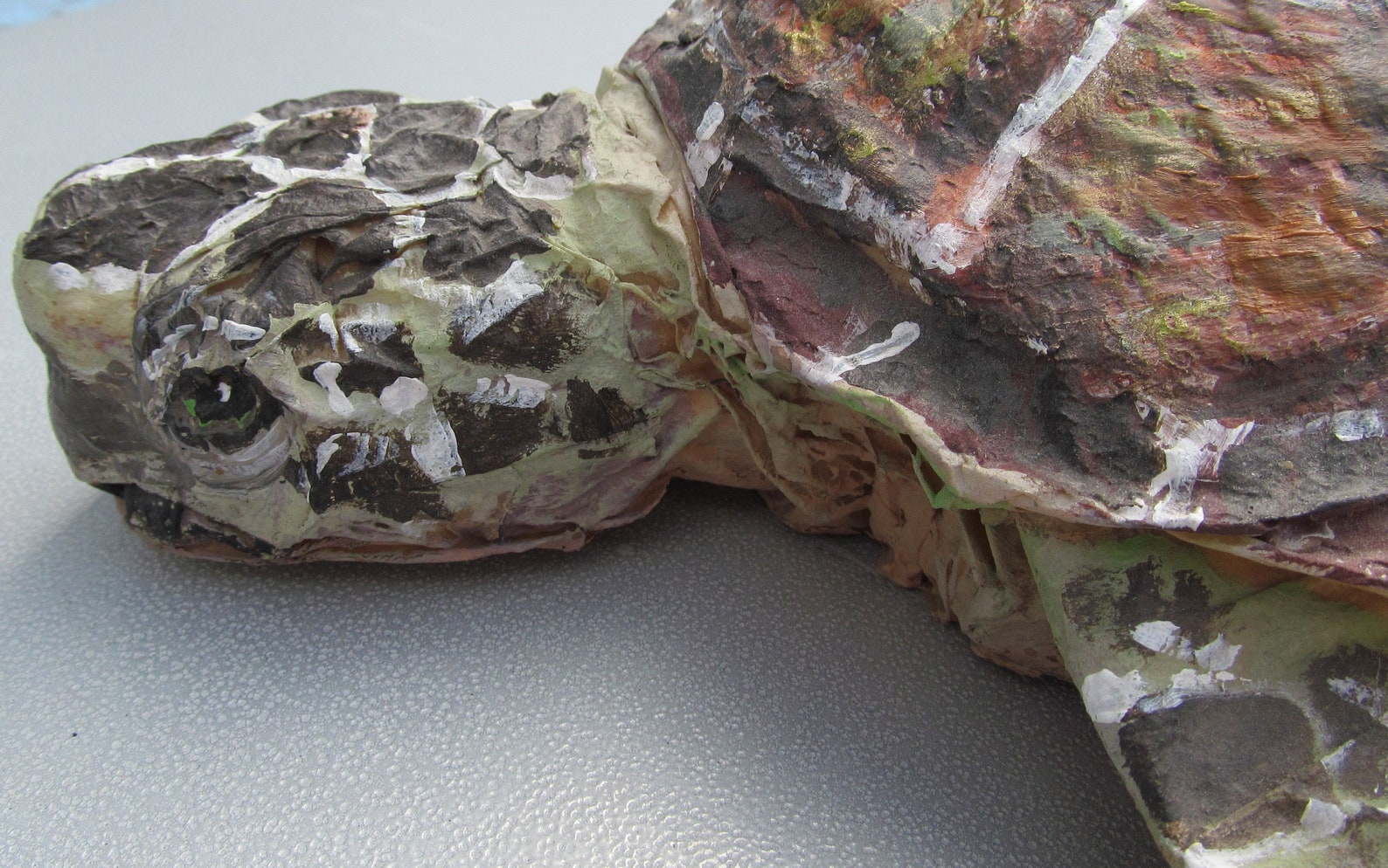 How to Make a 3D Papier Mache Green Sea Turtle - Etsy