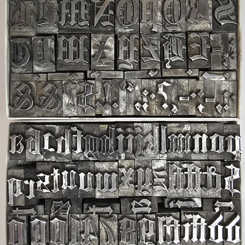 Type Letterpress - Etsy