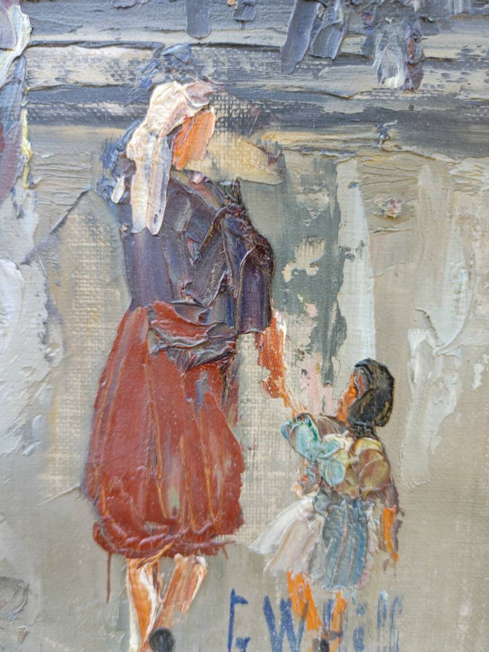 G. W. Hill Oil Painting, George William Hill Canadian Artist Oil ...