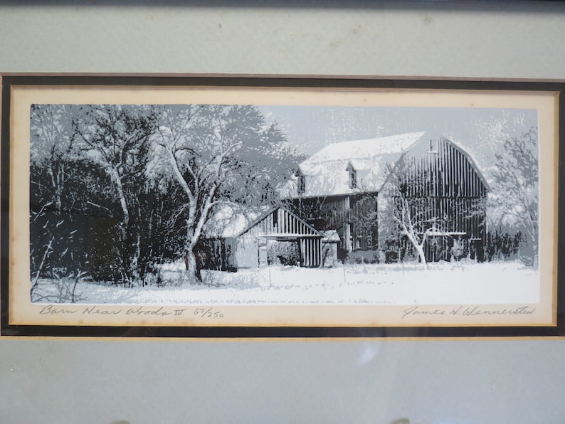 James H Wennersten Original Silkscreen Numbered, Pencil Signed, and ...