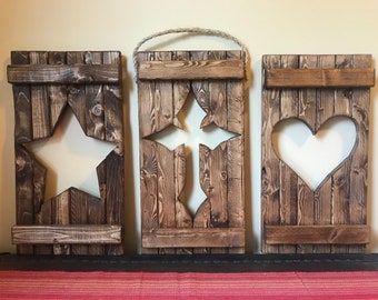 Wooden cut outs | Etsy