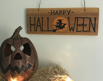 Happy Halloween Sign | Etsy