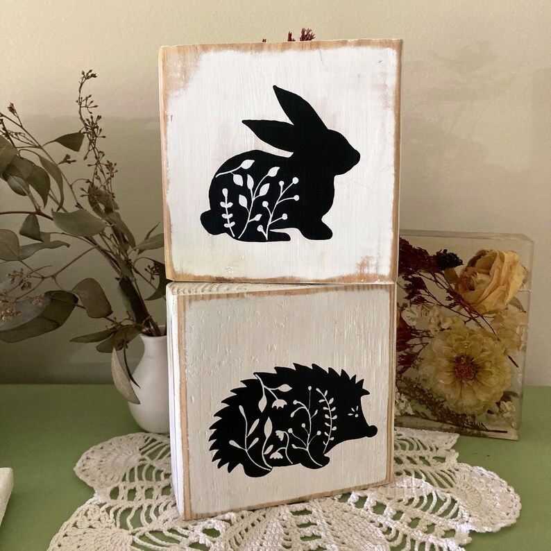 Rustic Silhouette Signs - Etsy