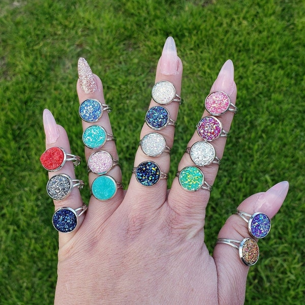 Druzy Ring - Etsy