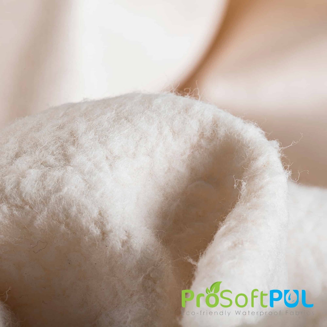 Prosoft® Organic Cotton Sherpa Waterproof Eco-pul™ Silver Fabric (W-521 ...