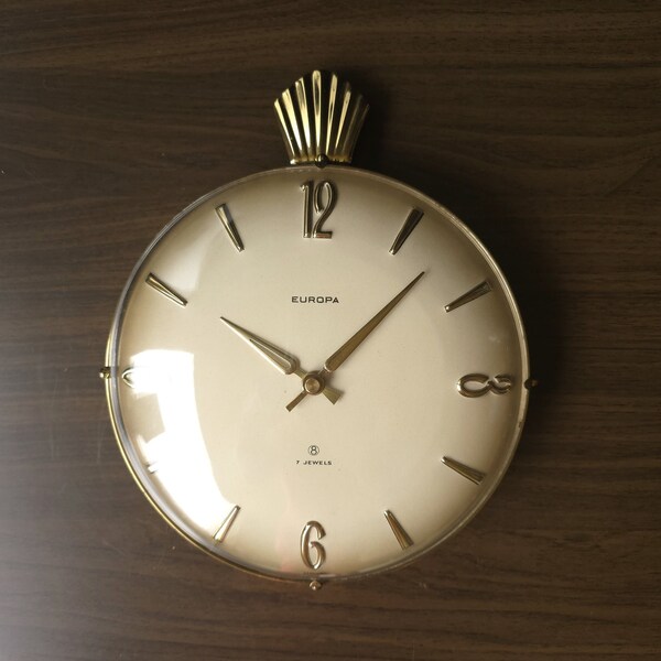 Mid Century Wall Clock - Etsy