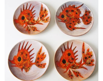 Vallauris Pottery Set - Etsy