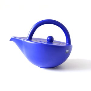 ASA Selection, Blue Post Modern Tea Pot, West German Pottery - Etsy