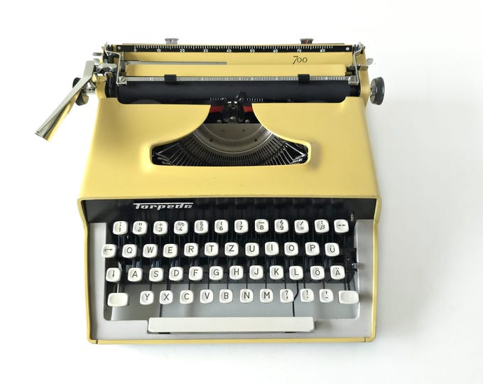 Excellent Condition! Torpedo 700 Typewriter. Professionally Serviced ...