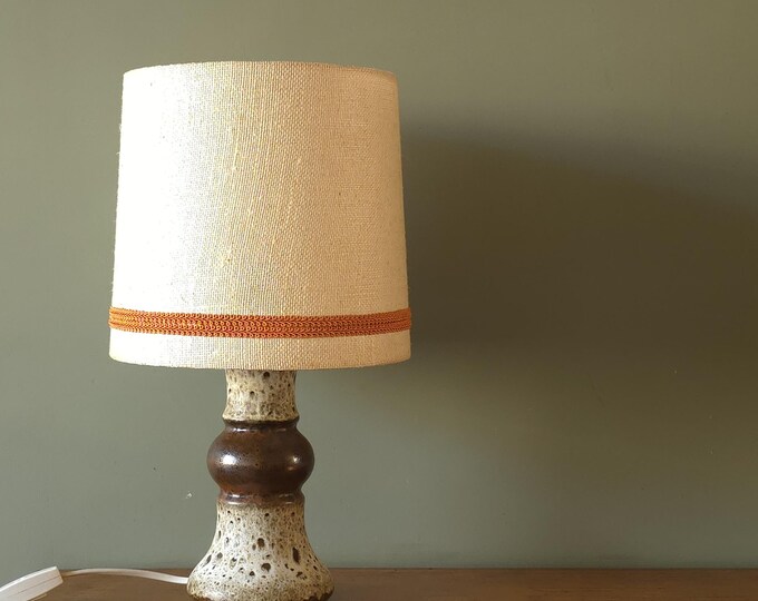 Mid Century Fat Lava Table Lamp With Original Vintage Shade, West ...