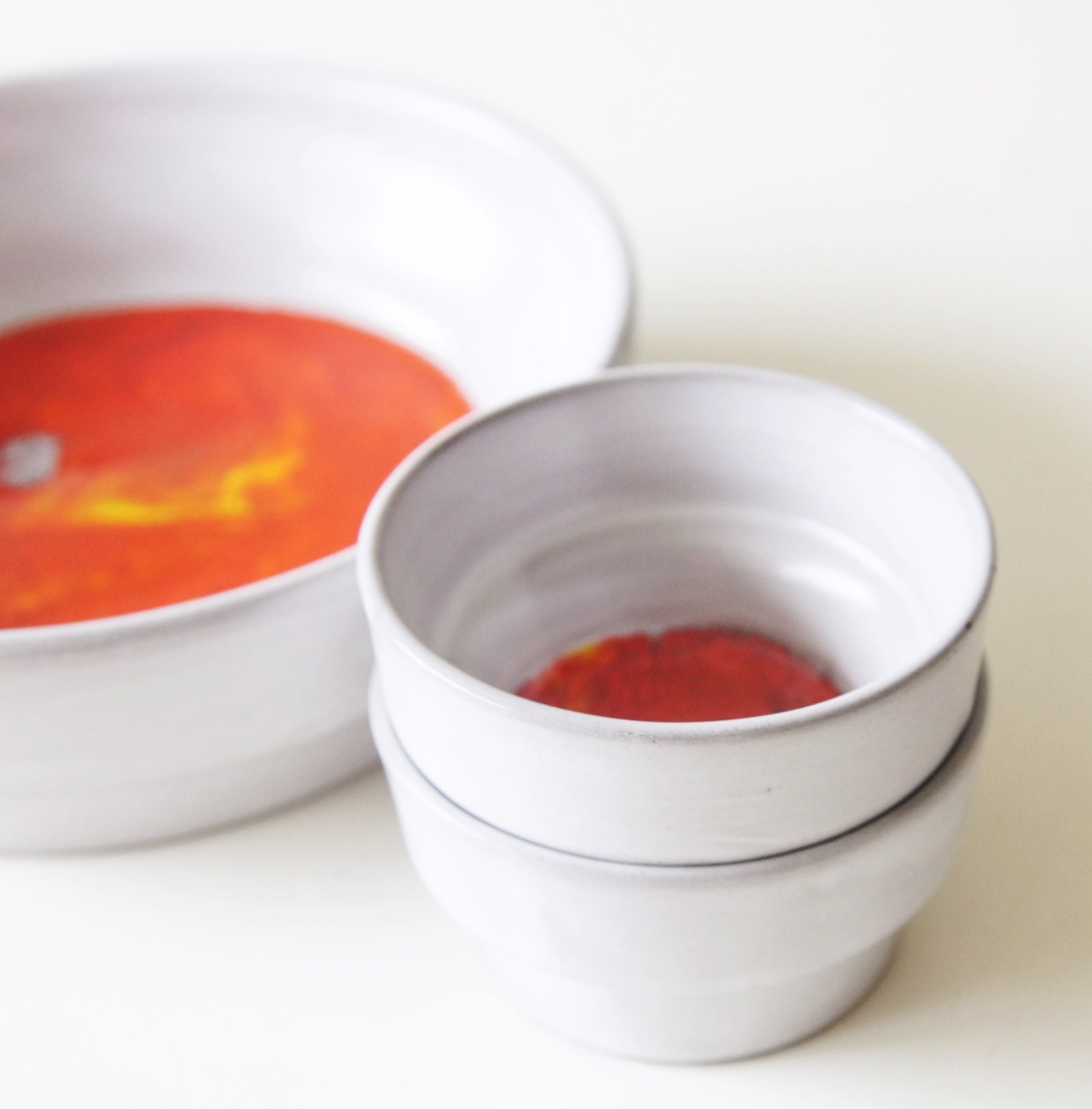 Mid Century Fat Lava Bowl Set Dutch Pottery | Etsy