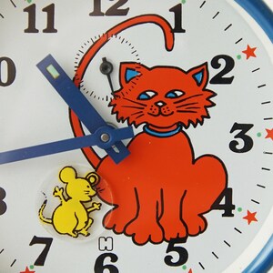 Cat and Mouse Mid Century Metal Alarm Clock by Hema, Made in Germany - Etsy