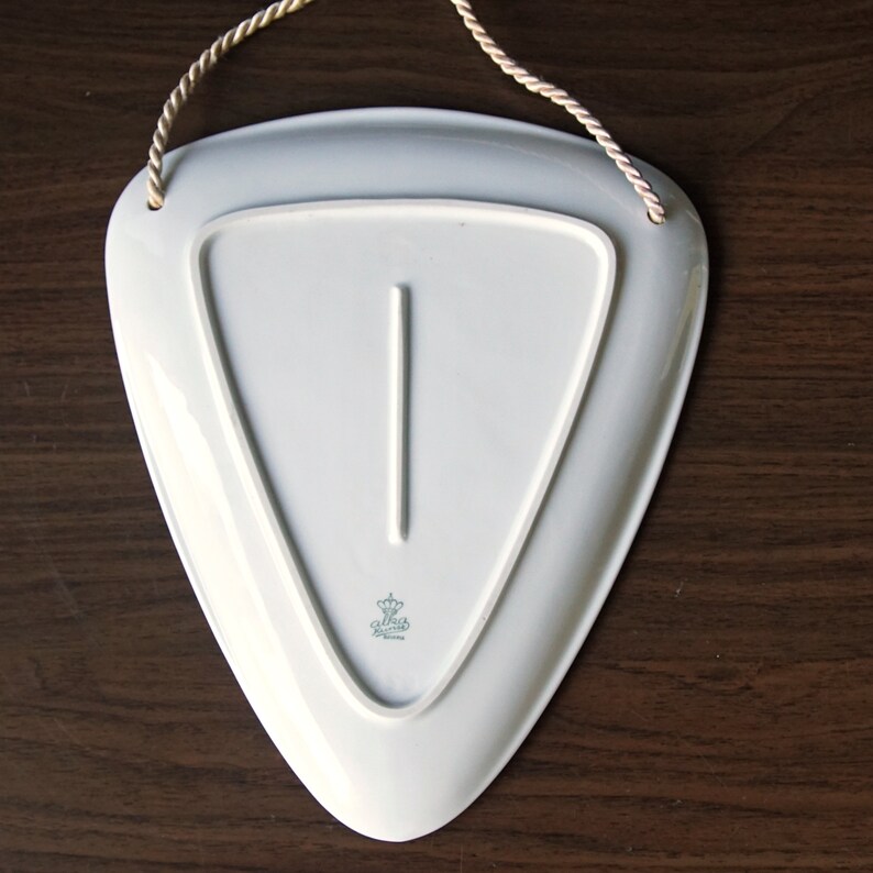 ALKA Kunst White Mid Century Wall Plate Fifties Woman Decor - Etsy