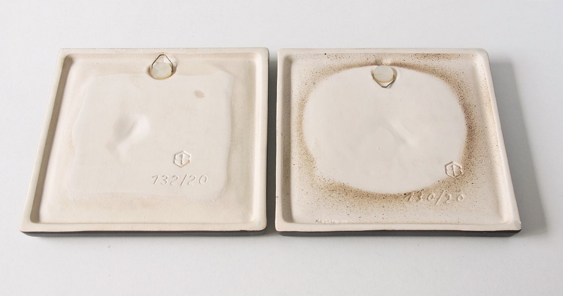 STEULER Pair of Mid Century Ceramic Wall Tiles Butterflies - Etsy