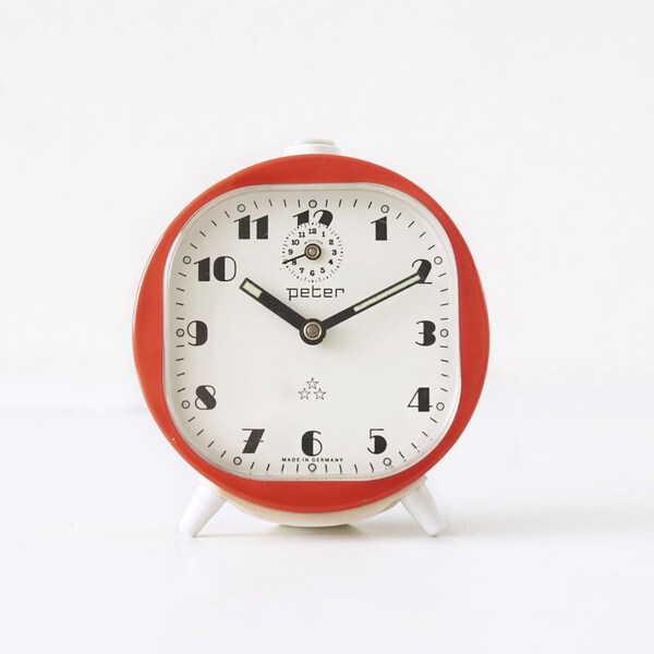 Mid Century Alarm Clock - Etsy