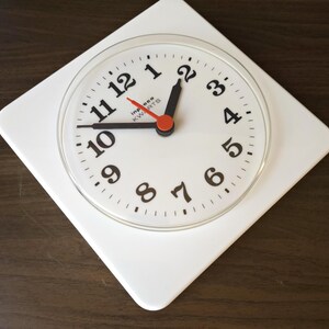 INPROCO, White Mid Century Wall Clock, Germany - Etsy