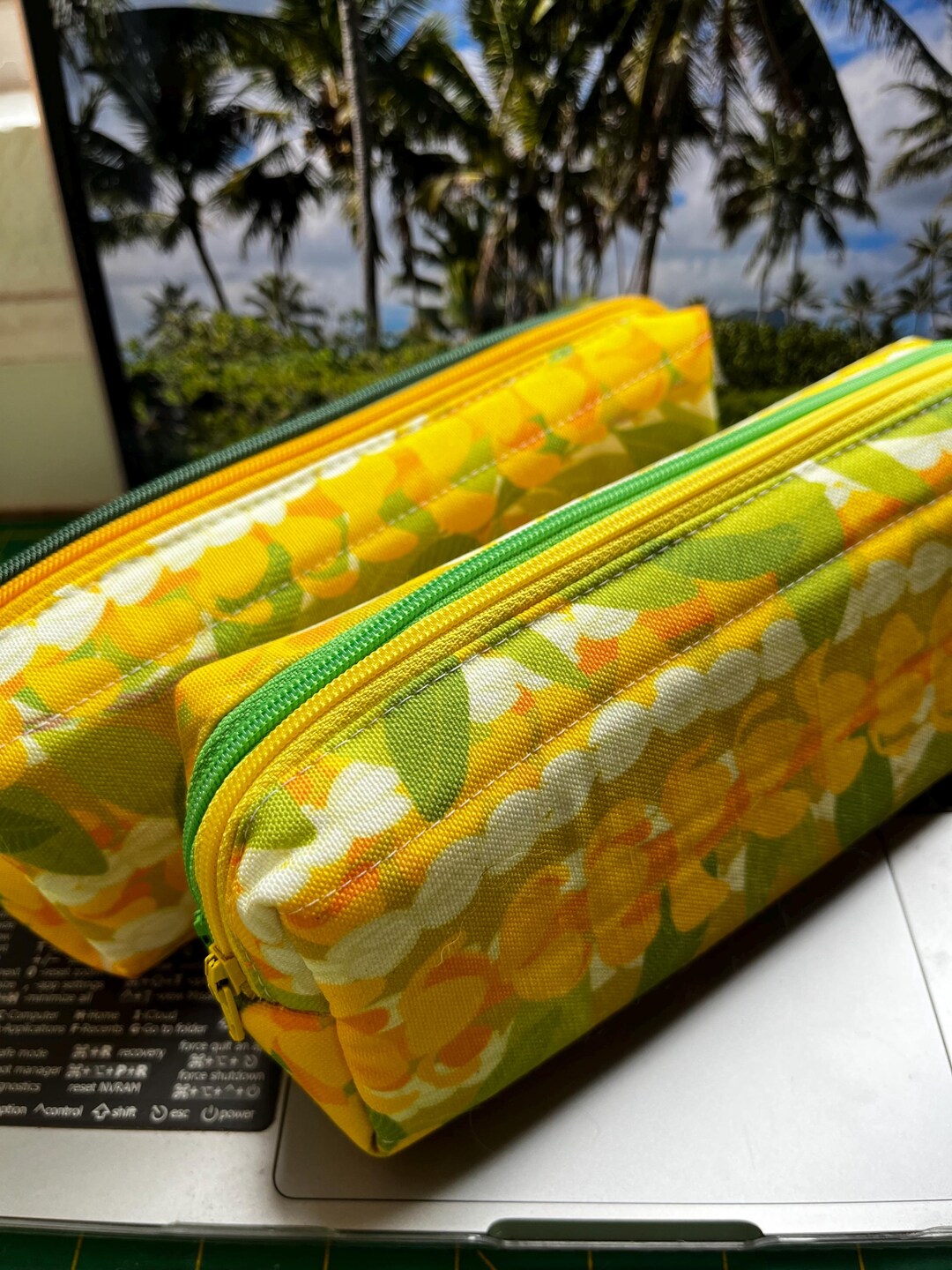 Puakenikeni Double Zip Pencil Case - Etsy