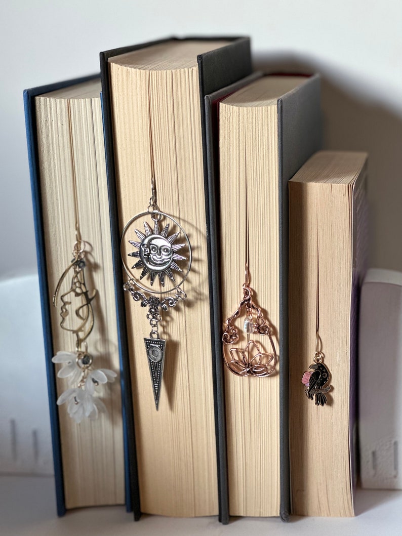 Bookmark Charm, Metal Bookmarks, Bookmark Clips, Book Charms, Book ...