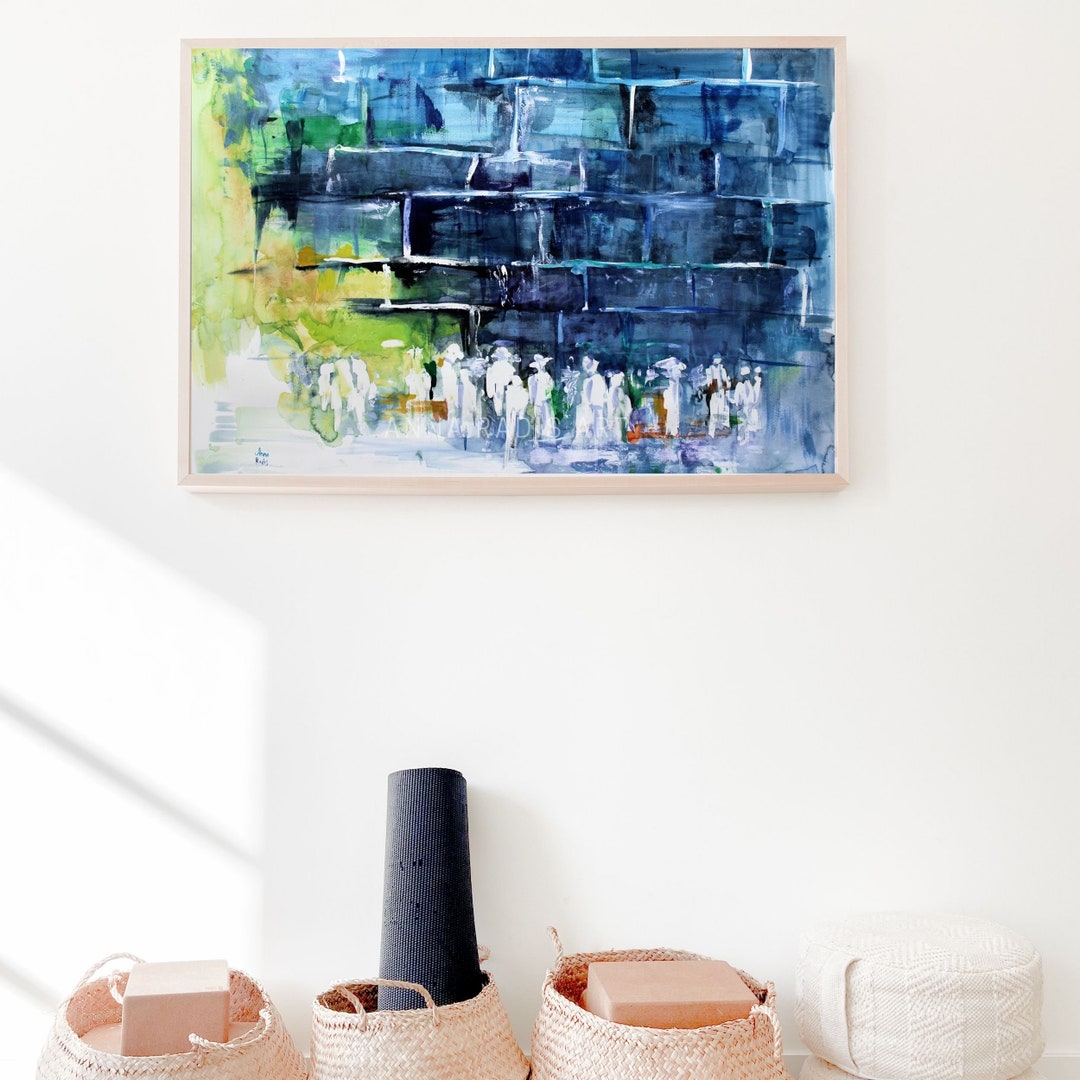 Modern Judaica Art, Judaica Wall Art Jewish Art, Jewish Home Decor ...