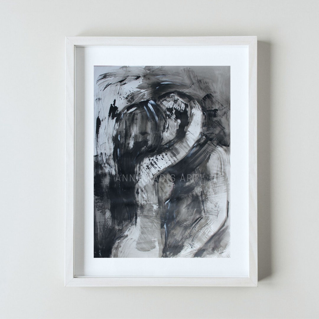 Erotic Art Couple Painting Abstract Nude Original Nudeart Erotic Art