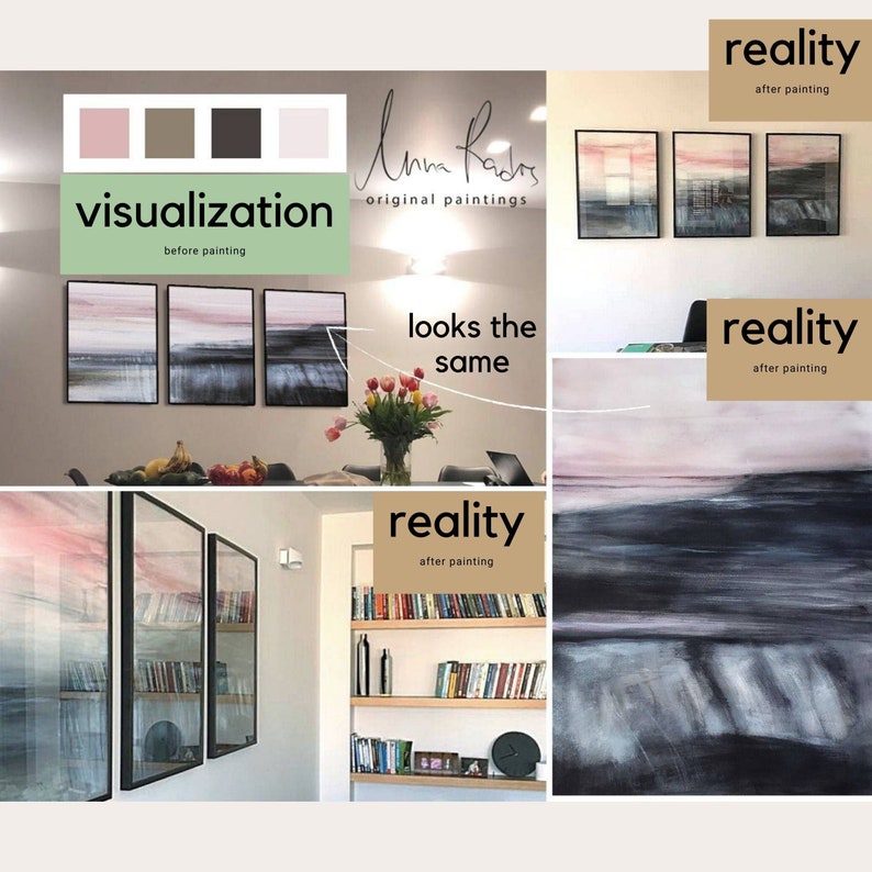 Original Art Commission Custom Artwork Abstract Painting - Etsy