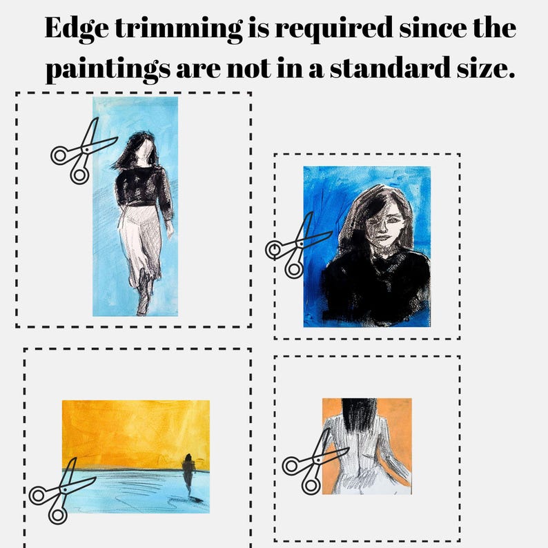 Figurative Painting Prints: Female Figure Art Gallery Wall Set - Etsy