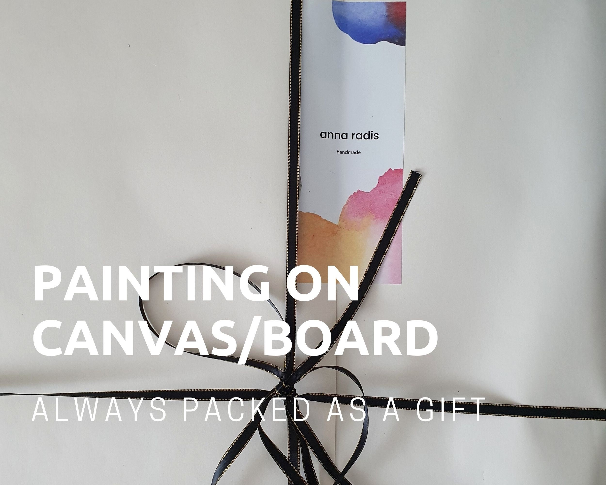 Sea Stacks Original Seascape Painting Mini Canvas, Small Art Ocean ...