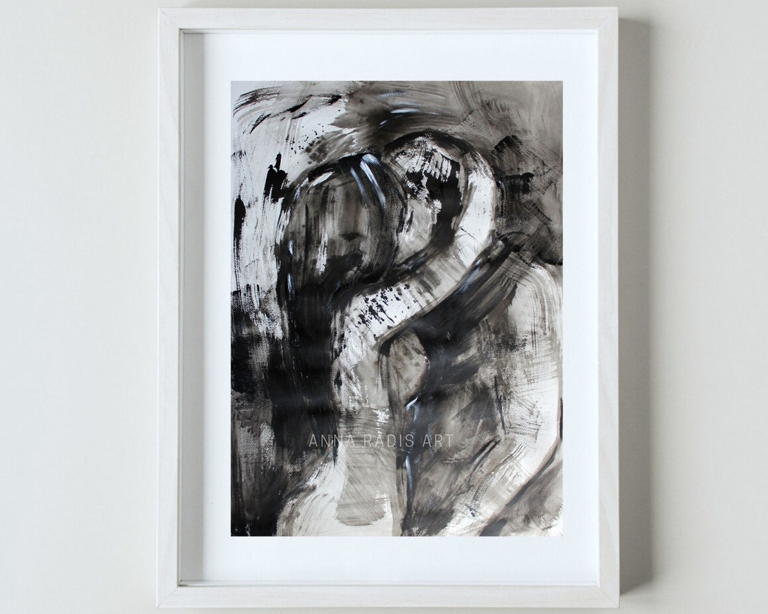 Erotic Painting, Original Sexy Painting, Sensual Wall Art, Abstract ...