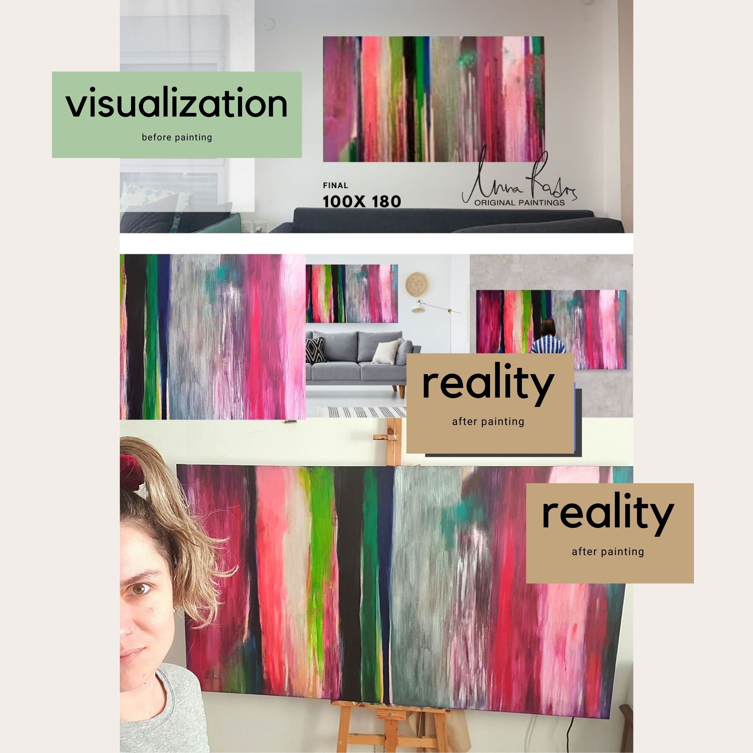 Commission Paintings Abstract Art, Original Paintings Made to Order ...