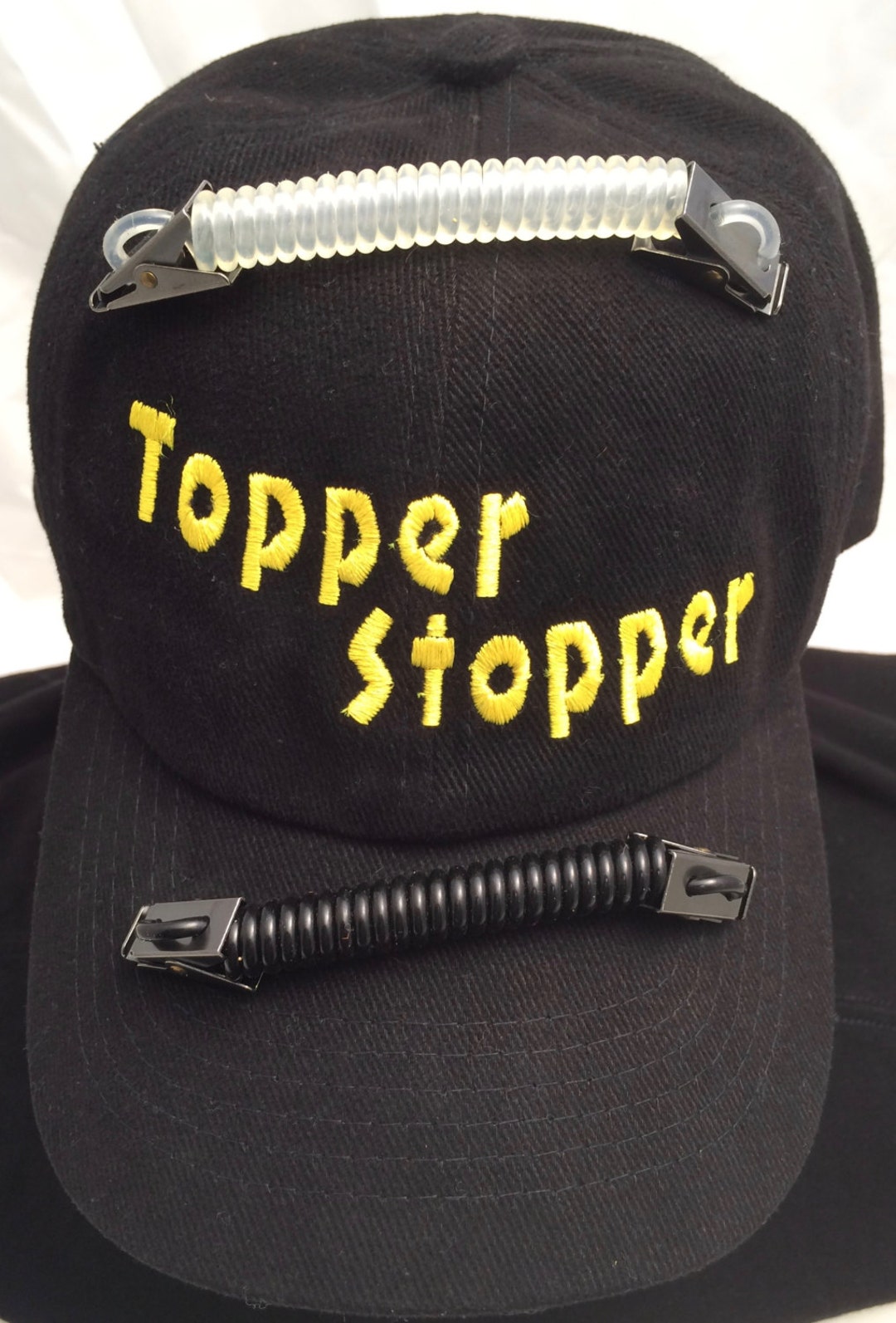 Retractable Cap Hat Leash Retainer Keeper TOPPER STOPPER Wind Land ...