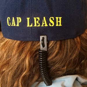 Retractable Cap Hat Leash Retainer Keeper TOPPER STOPPER Wind Land ...