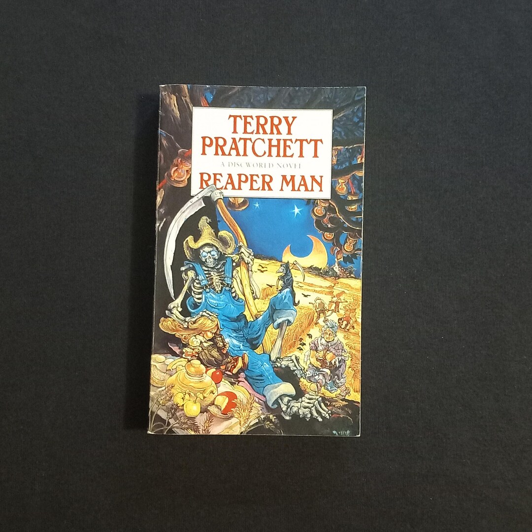 Terry Pratchett Reaper Man corgi Books 1992 Discworld, Josh Kirby - Etsy