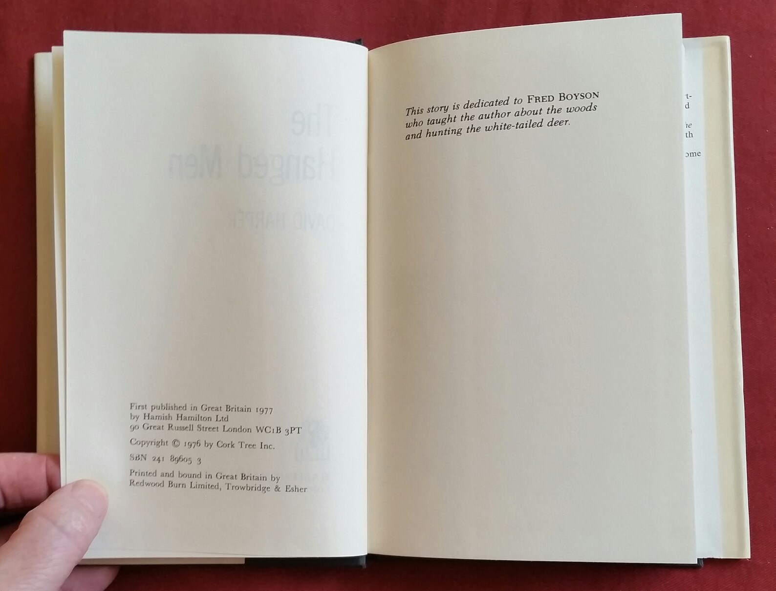 David Harper the Hanged Men hamish Hamilton 1977 | Etsy