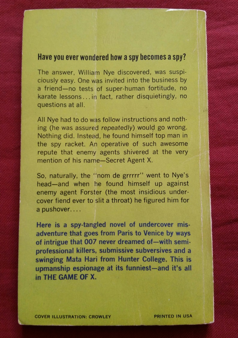 Robert Sheckley the Game of X dell 1966 | Etsy