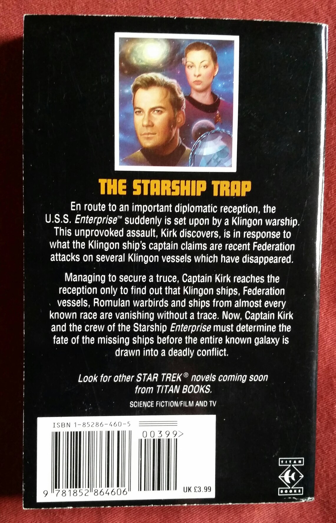 Mel Gilden - the Starship Trap (titan Books 1993) - Star Trek - Etsy