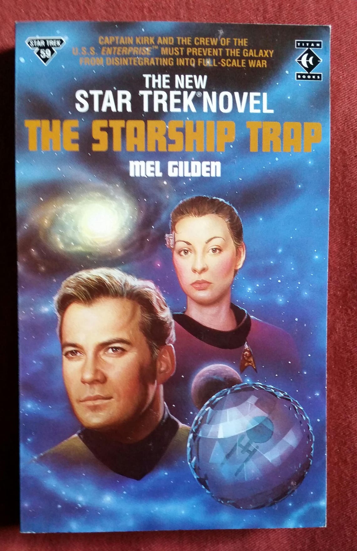 Mel Gilden - the Starship Trap (titan Books 1993) - Star Trek - Etsy