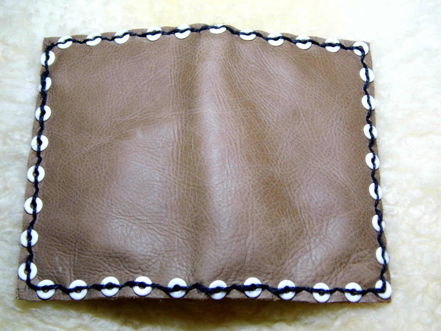 Leather Book Cover, Recycled, Handmade, Reusable, Refillable, Gift ...