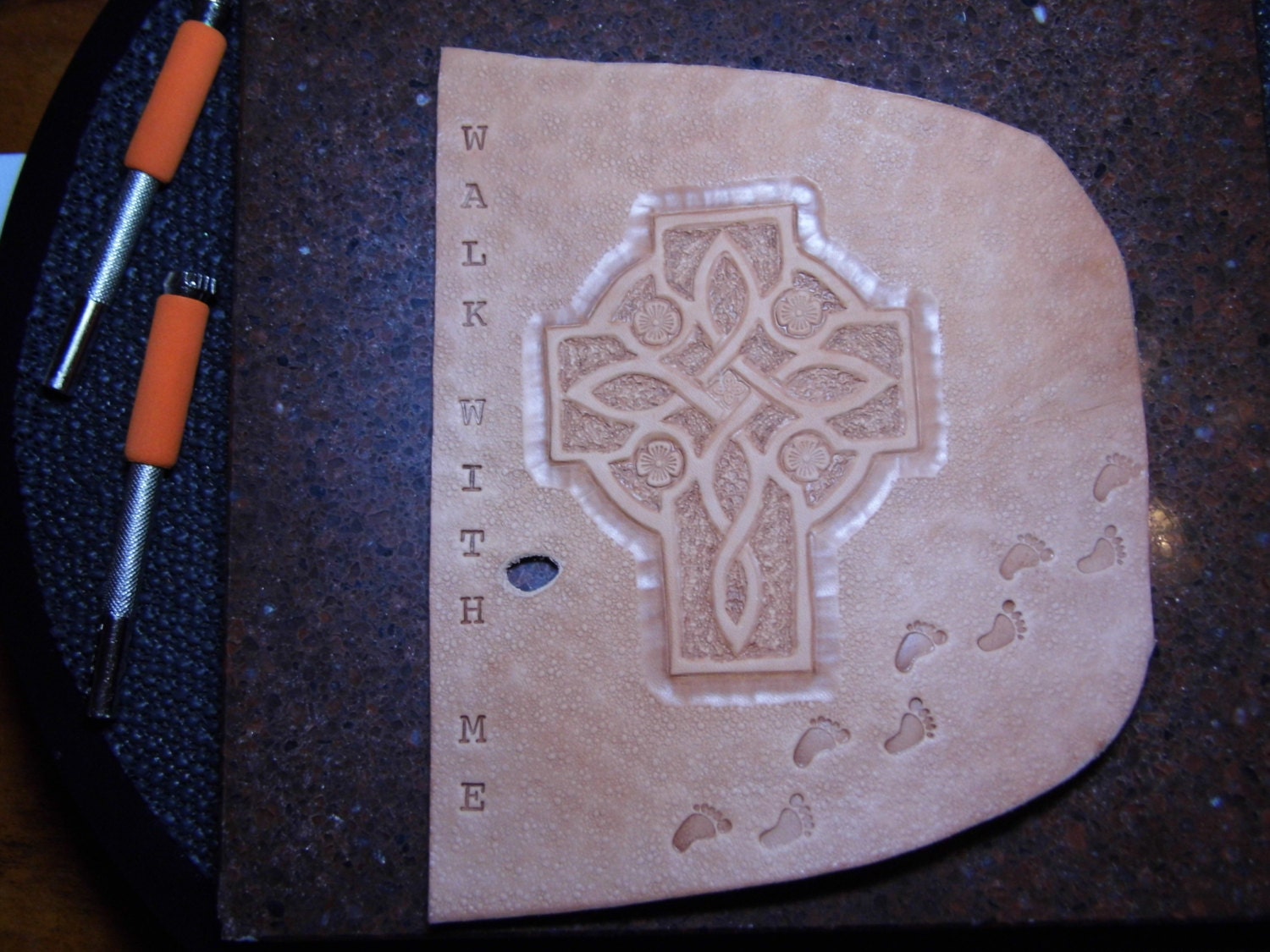 Leather Cross, Cross, Spiritual, Handmade, God, Hope, Faith, Wall ...