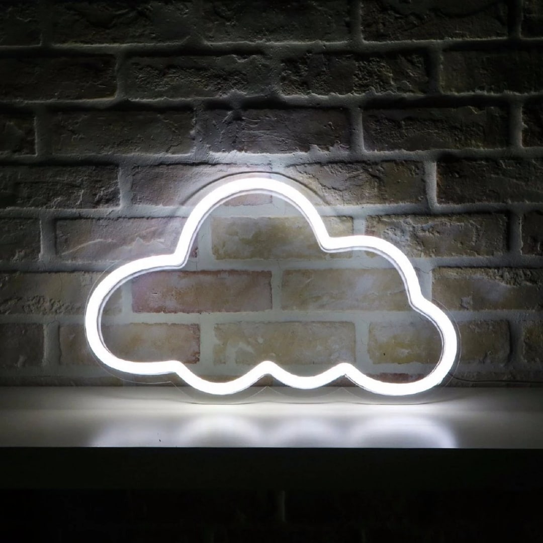 Cloud LED Neon Sign, Cloud Art, Neon for Home, Cloud, Hanging Cloud ...