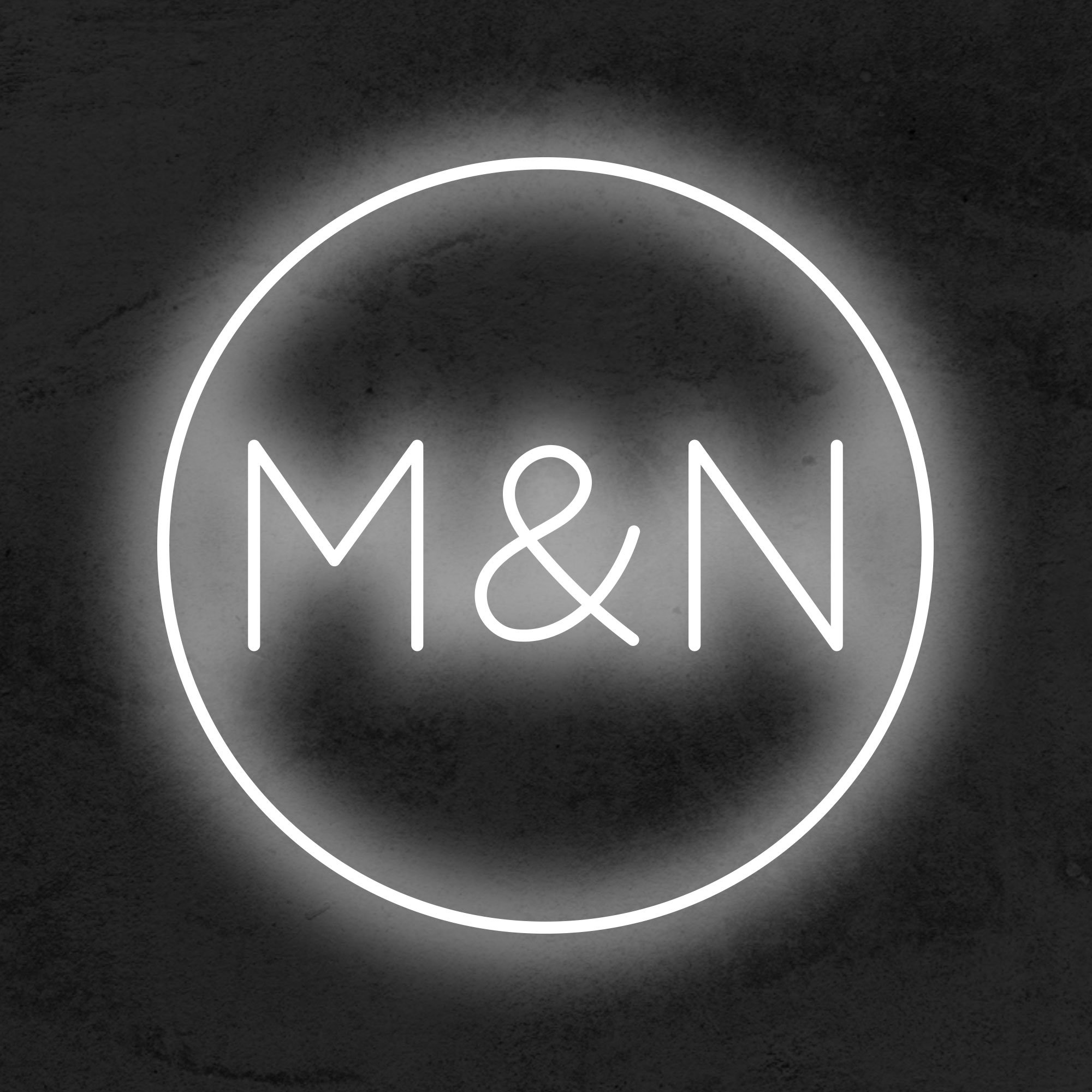 Circle Custom Initials Sign Wedding neon sign Wedding Sign | Etsy