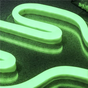 Cactus LED Neon Sign, Home Decor, Cactus Wall Art, Cactus Art, Neon ...