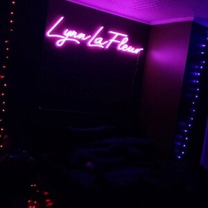 Pink Neon Sign | LED Neon Sign, Girl Neon Sign, Bedroom Light, Home ...