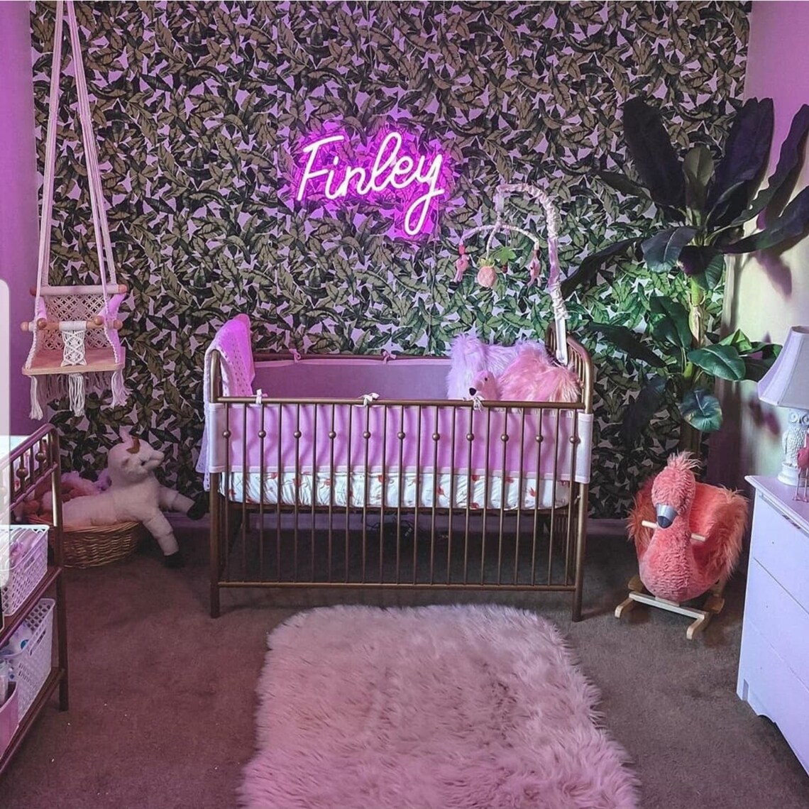 Custom Neon Signs for Nursery | LED Neon Sign, Name Signs, Personalized ...