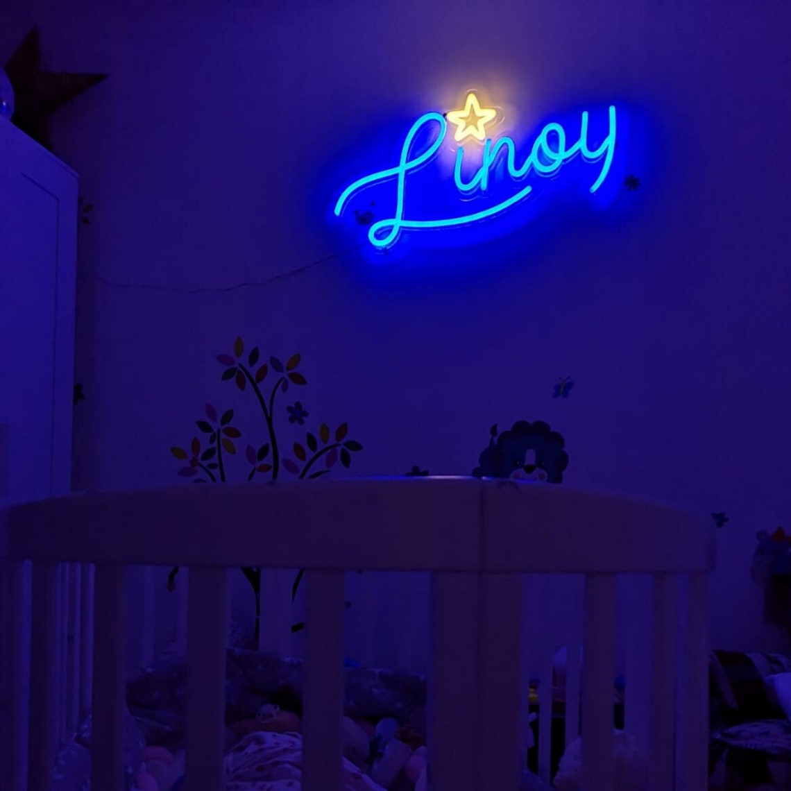Custom Neon Signs for Nursery | LED Neon Sign, Name Signs, Personalized ...