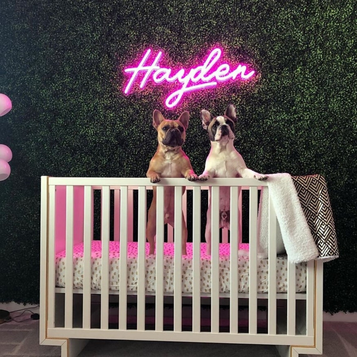 Custom Neon Signs for Nursery | LED Neon Sign, Name Signs, Personalized ...