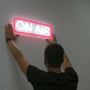 On Air | LED Neon Sign, Home Decor, on Air Light, on Air Sign, on Air ...