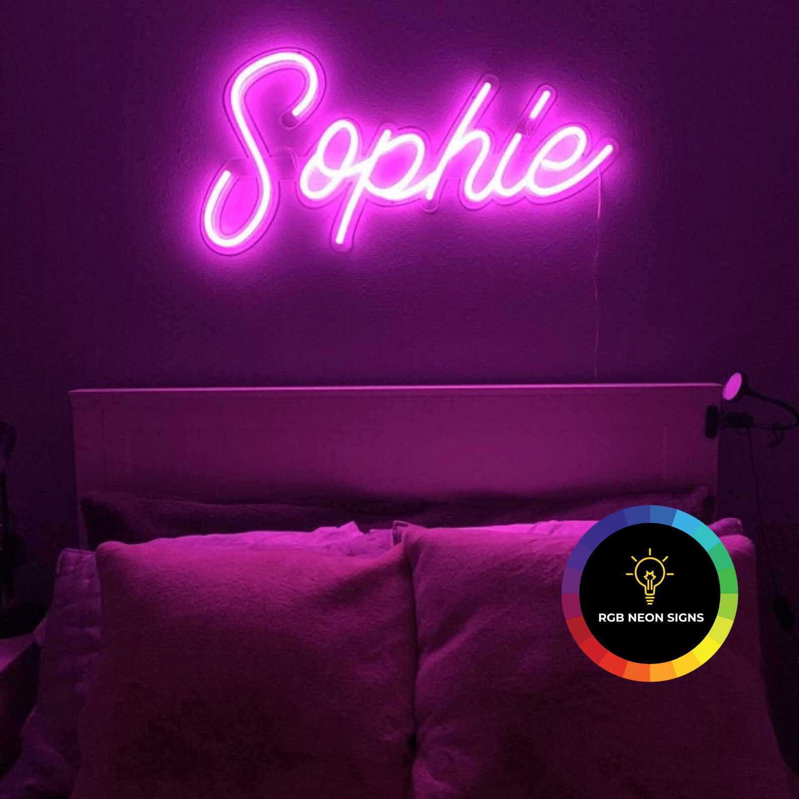 RGB Multicolor Custom Neon Sign - Etsy