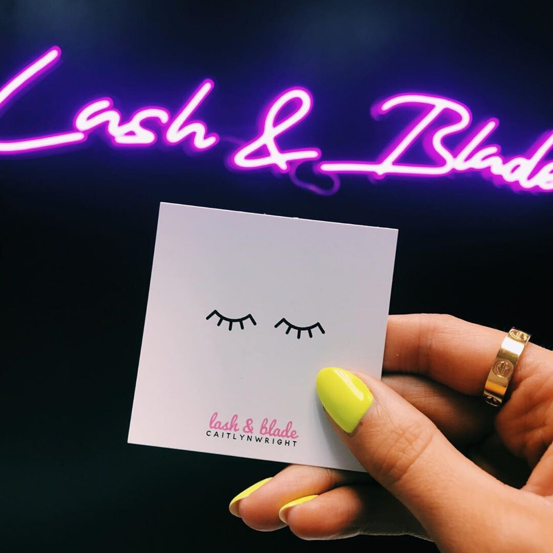 Lash Decoration Neon Sign Custom Neon Sign | Etsy